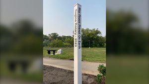New Peace Pole unveiled in Regina's Rotary Park in Regina, Saskatchewan ...